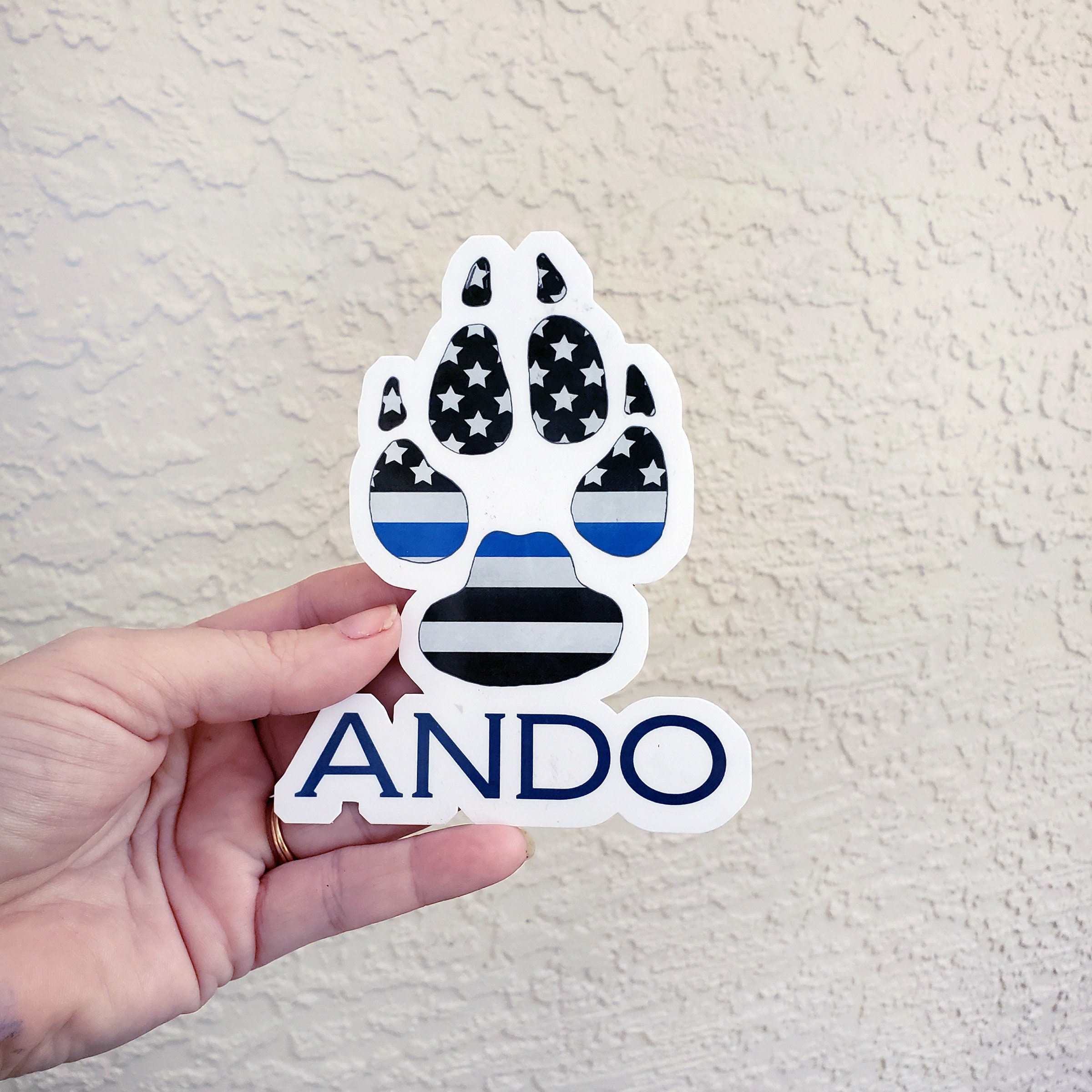 Custom Police K9 Unit Personalized Decal Set BIG Vinyl Laptop - Etsy