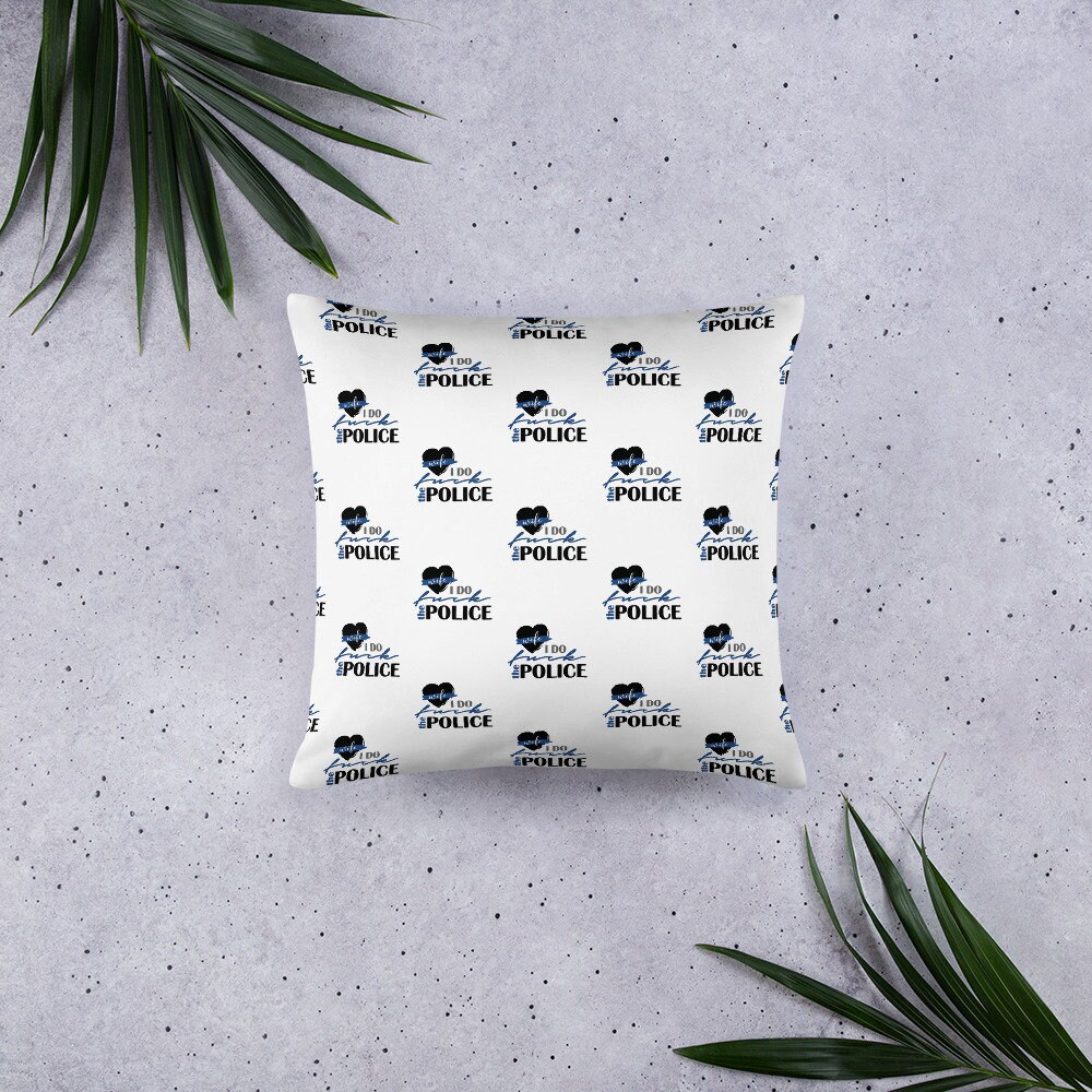 I Do F The Police Throw Pillow Cop Wife Funny Home Decor Gift | Etsy