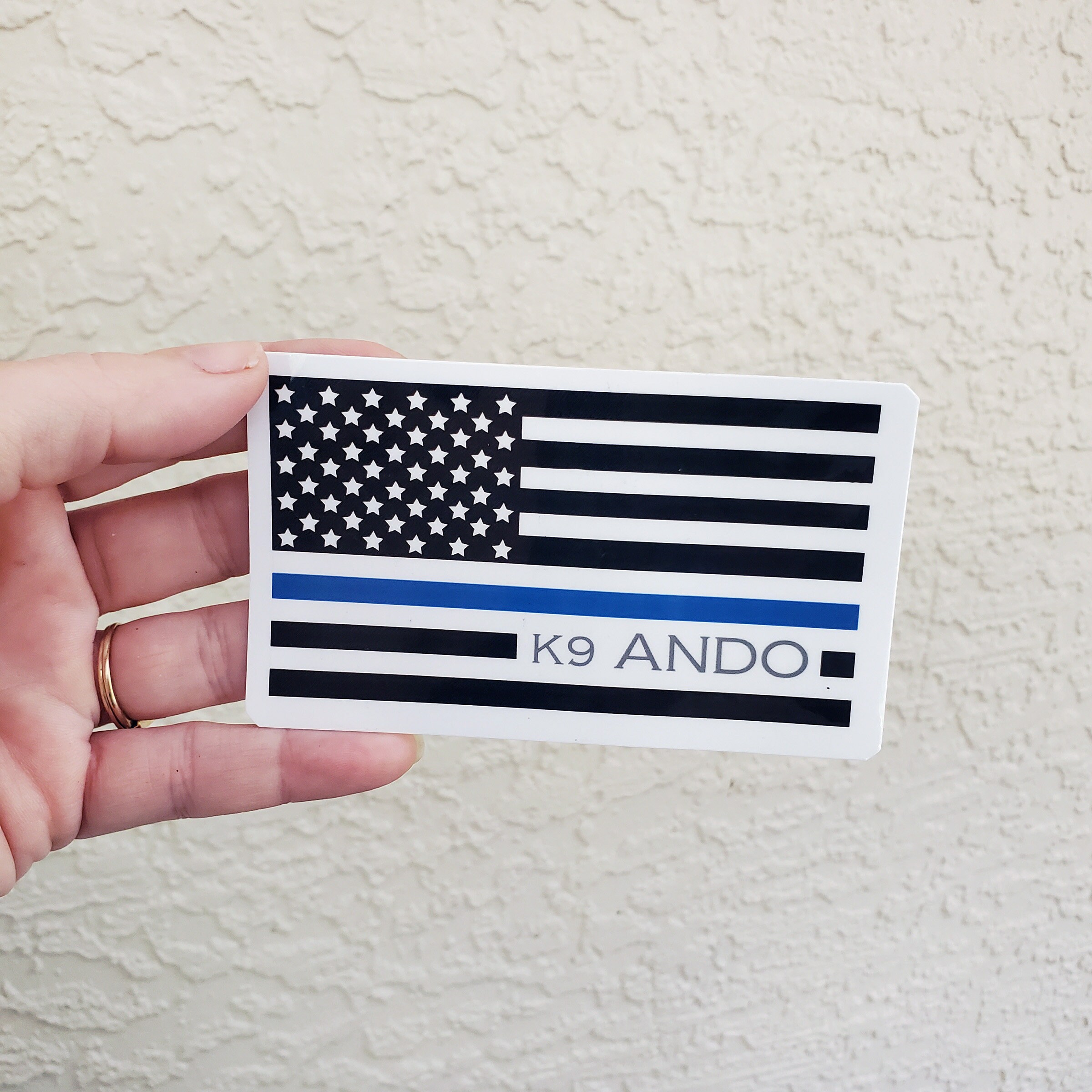 Custom Police K9 Unit Personalized Decal Set BIG Vinyl Laptop | Etsy