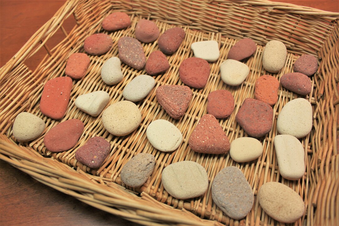 MEDIUM BEACH TERRACOTTA 35 Pieces Beach Bricks, Zen Decor, Crafts ...