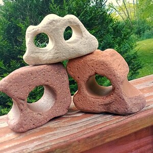 BEACH BRICK TRIO Genuine Sea Terra Cotta Surf Tumbled Brick Parts ...