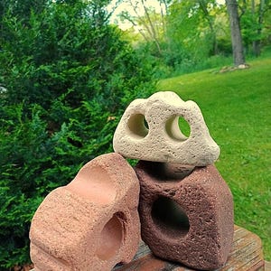 BEACH BRICK TRIO Genuine Sea Terra Cotta Surf Tumbled Brick Parts ...