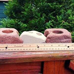 BEACH BRICK TRIO Genuine Sea Terra Cotta Surf Tumbled Brick Parts ...