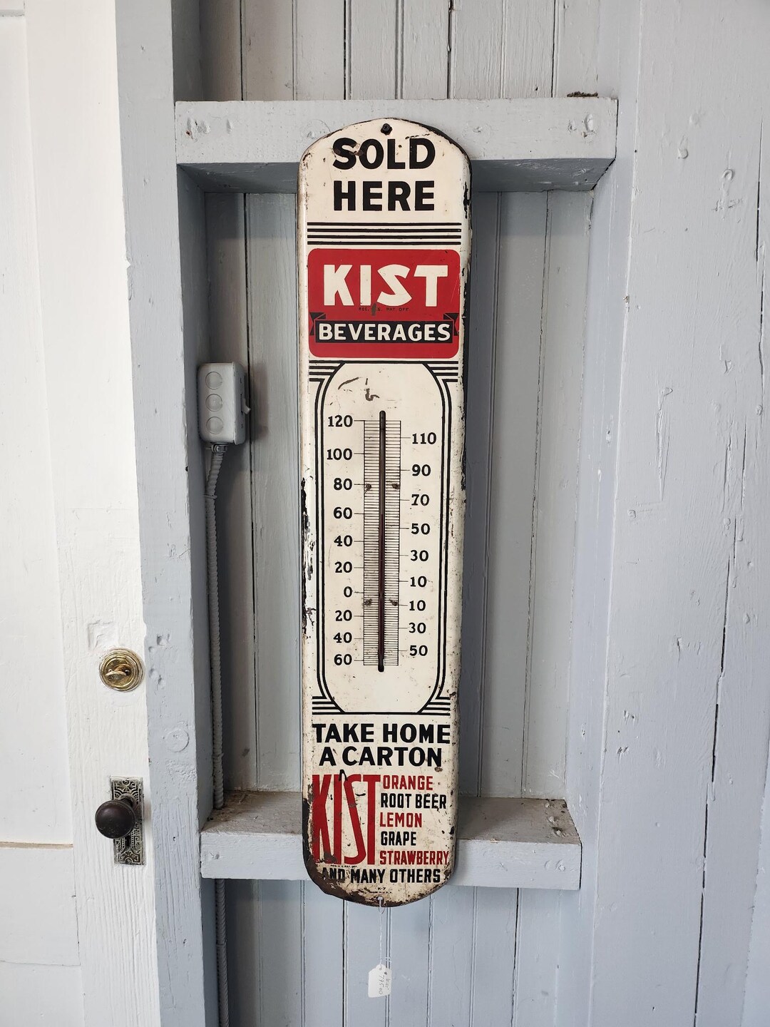 Vintage Large Kist Soda Thermometer - Etsy