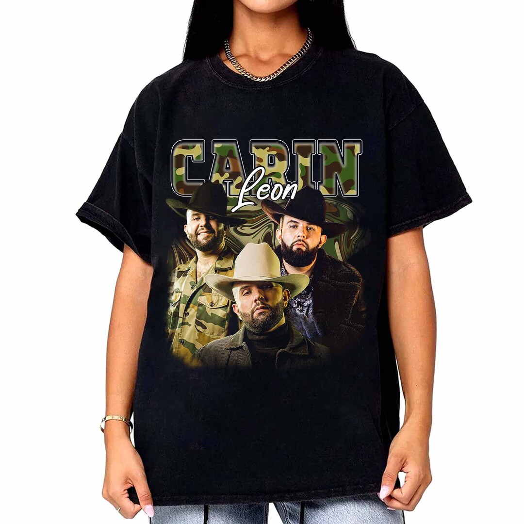 Retro Carin Leon Png, Carin Leon Tee, Carin Leon Fan Png, Vintage 90s ...