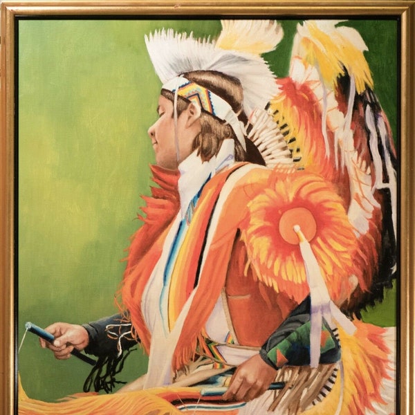 Native American Indian Oil Paintings - Etsy