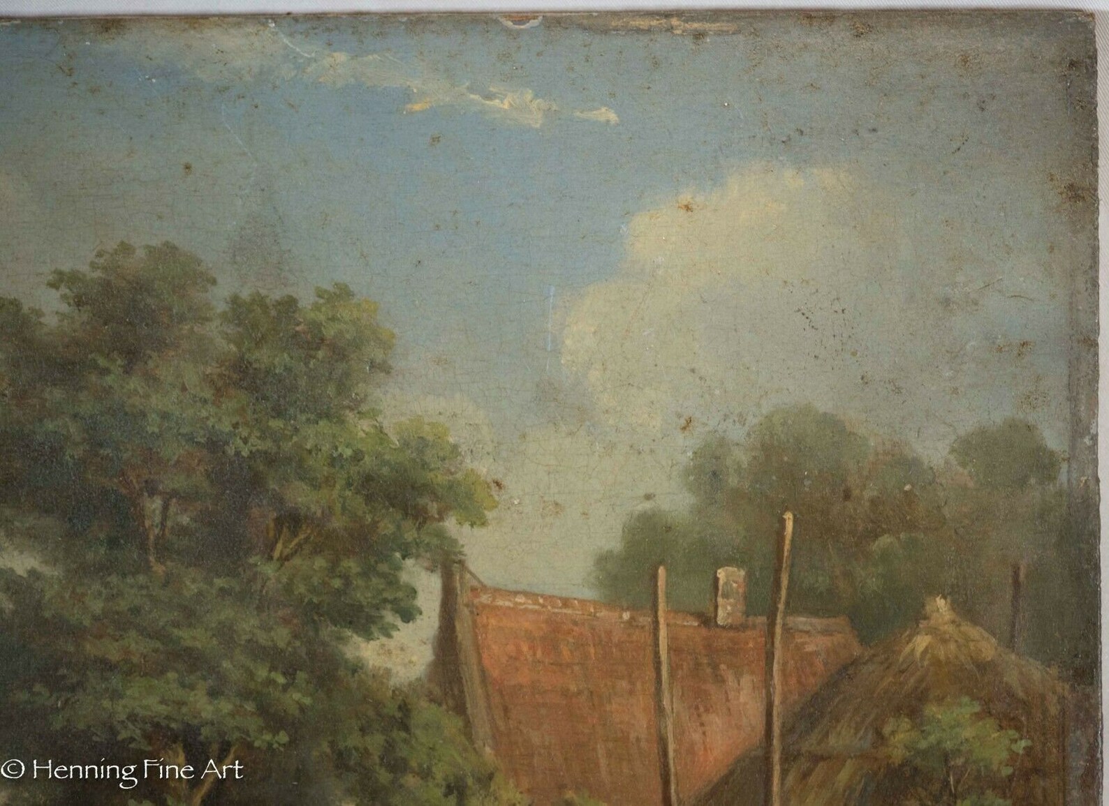 Original Leendert Springer Jr. Oil Painting on Board 1831-1894 | Etsy