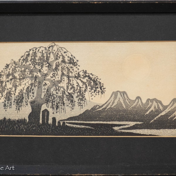 Japanese Woodblock - Etsy