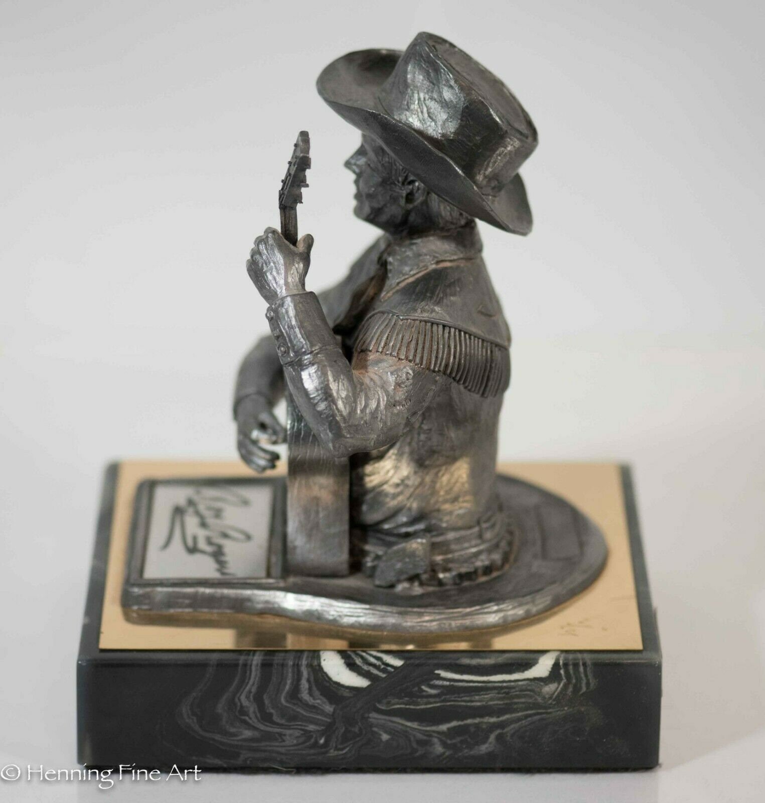 Michael Ricker Pewter Sculpture Figure of Roy Rodgers Signed & Limited ...