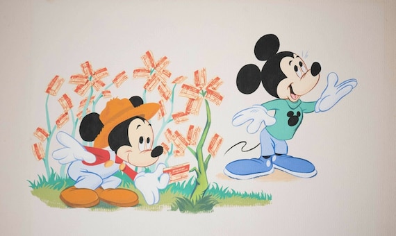 Original Disney Artwork Illustration Used for Commercial | Etsy