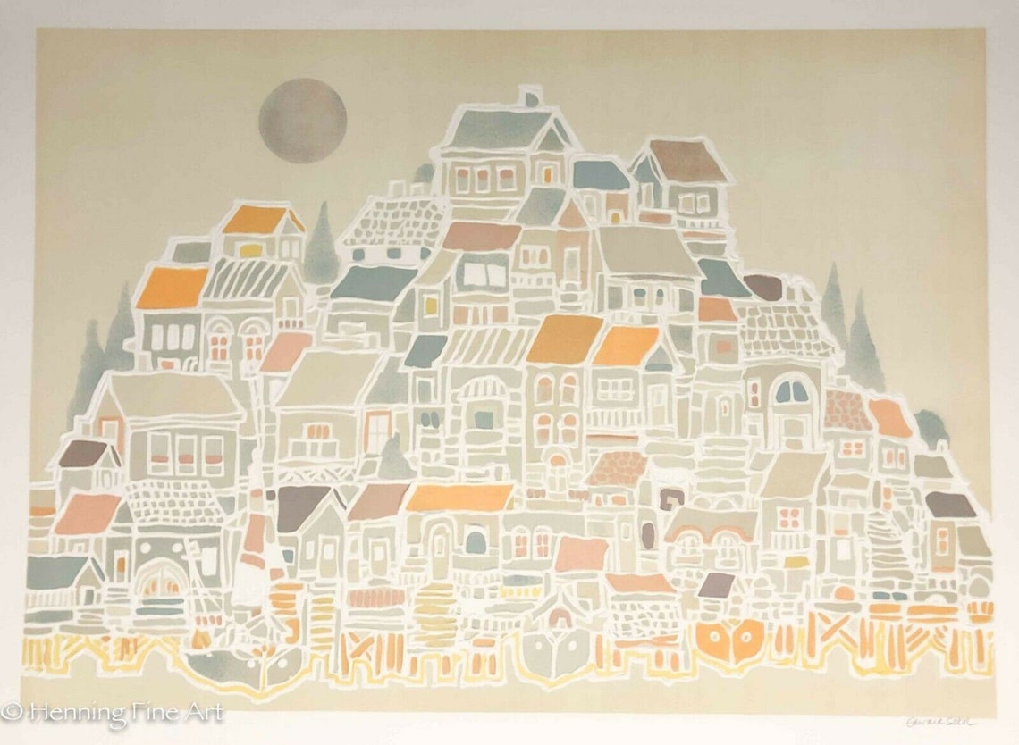 Edward Sokol Limited Edition Signed Embossed Serigraph | Etsy