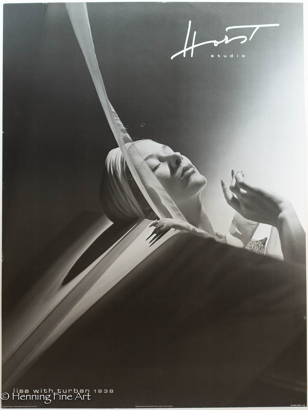Beautiful Horst P Horst Lisa With a Turban Official Lithograph Print 31 ...