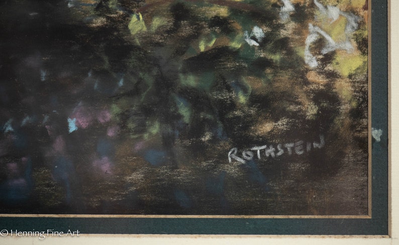 Beautiful Vintage Pastel Painting of Young Boy by Rivers Edge Signed ...