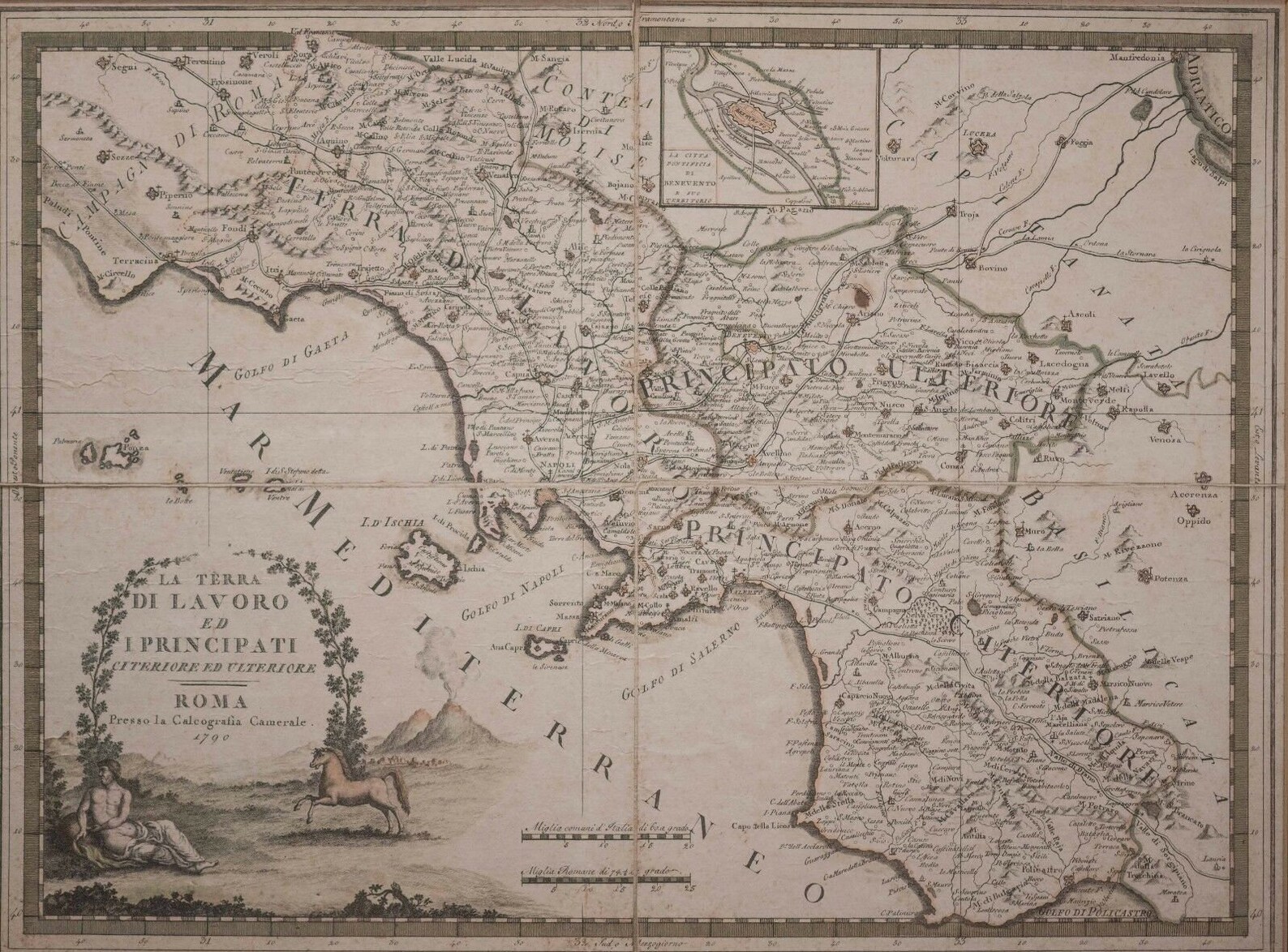 Giovanni Maria Cassini Antique Map Of Rome 1790 Framed And Etsy