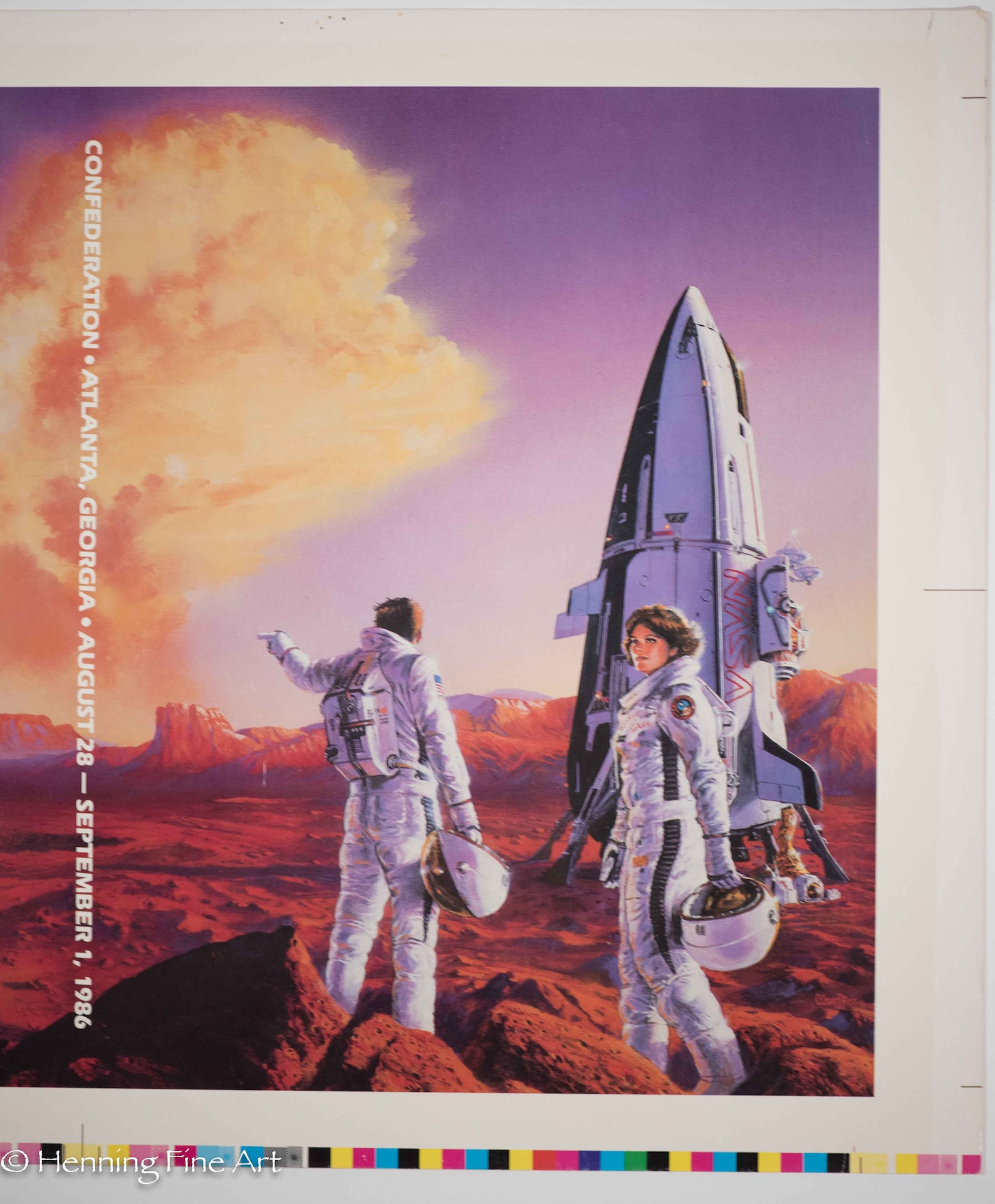 Ray Bradbury the Martian Chronicles Fantasy Illustration Book Cover ...