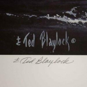 Rare Ted Blaylock Limited Edition Signed Eagles Lithograph "sunrise ...