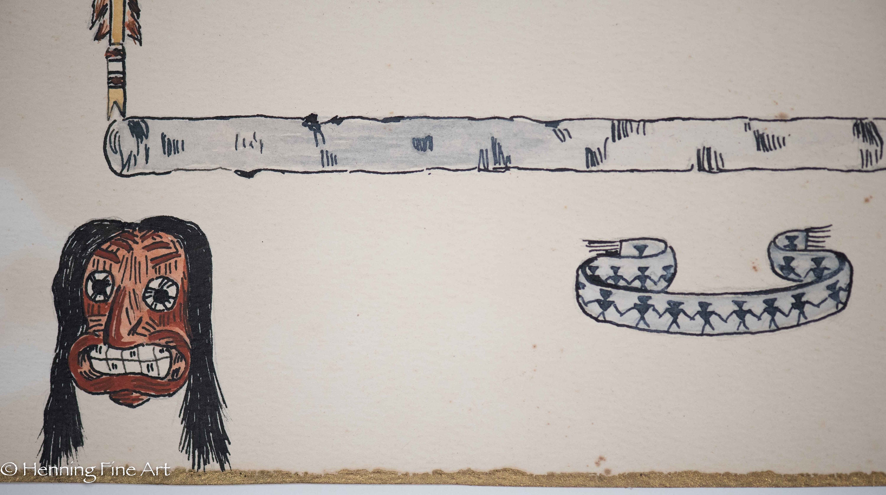 Fine Seneca Native American Hand Written Poem and Watercolor - Etsy