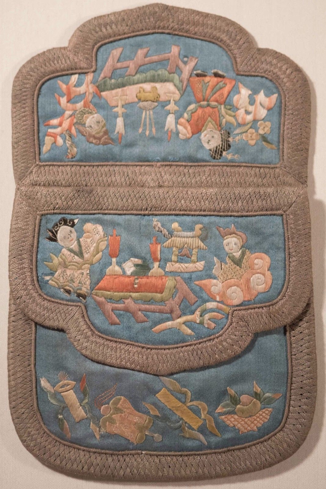 Antique Chinese Silk Embroidered Wedding Coin Purse With | Etsy