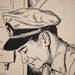 Beautiful Original WW2 Illustration Drawing of Naval Officer - Etsy