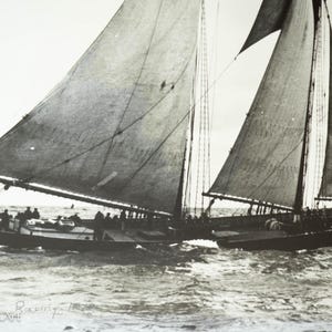 Beautiful Photograph "schooners Racing" by Wallace R. Macaskill, Lovely ...