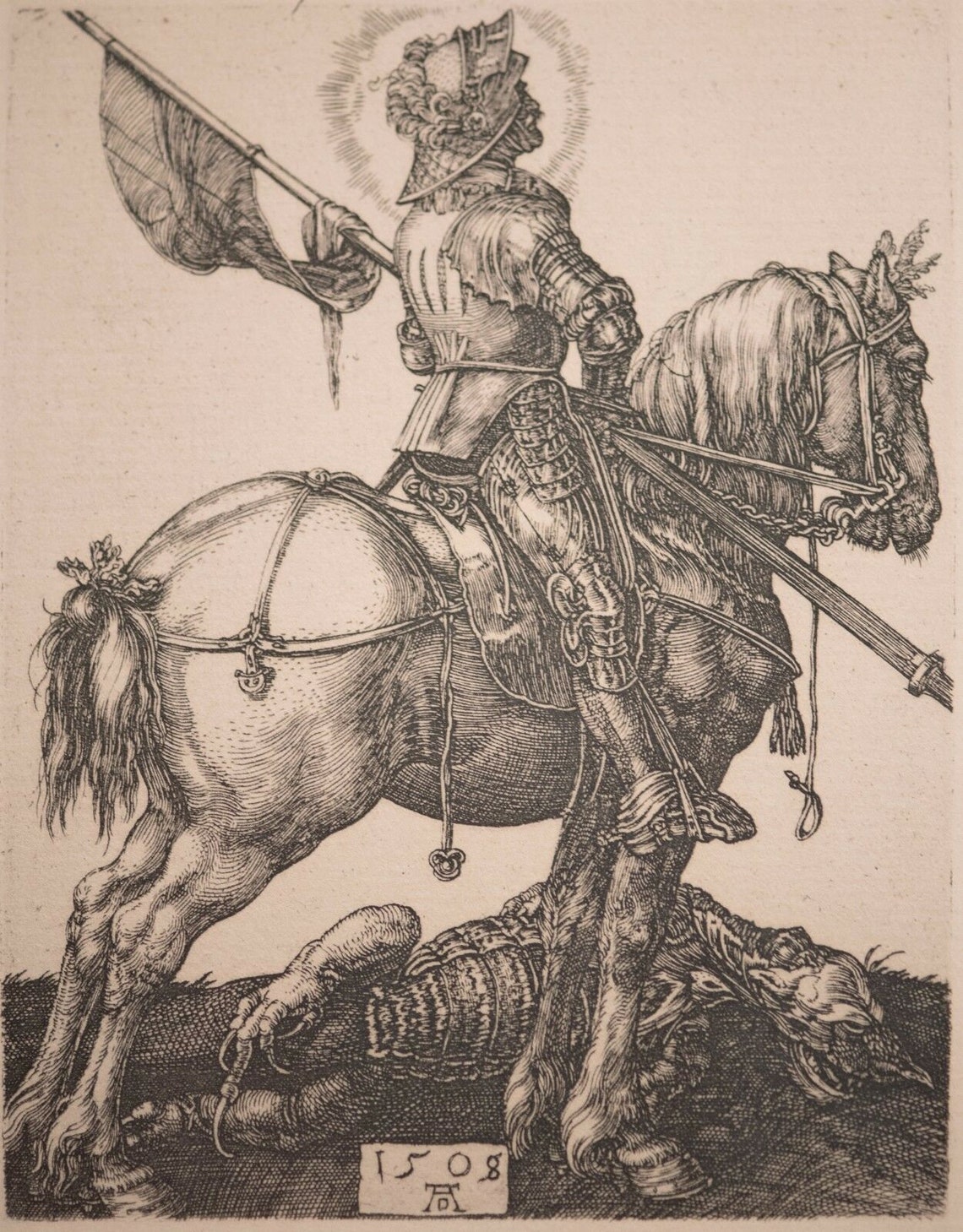 Albrecht Durer Engraving saint George on Horseback - Etsy