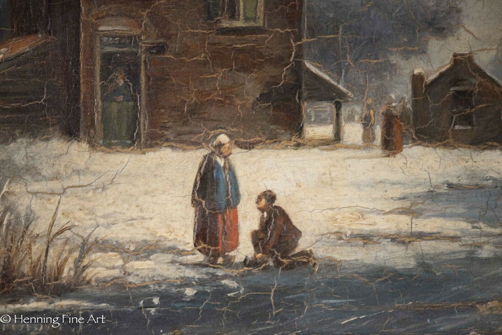 Original Leendert Springer Jr. Oil Painting on Board 1831-1894 Rare ...