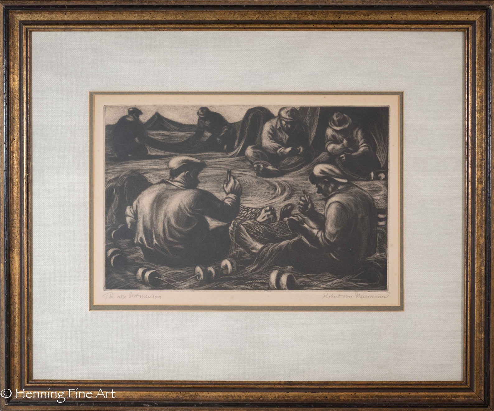 Robert Von Neumann Fine Etching the Six Net - Etsy