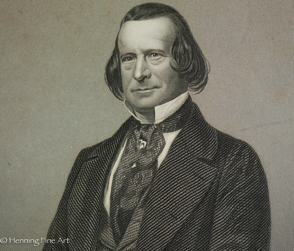 Beautiful Antique Engraving of Samuel Phelps Shakespearean Actor ...