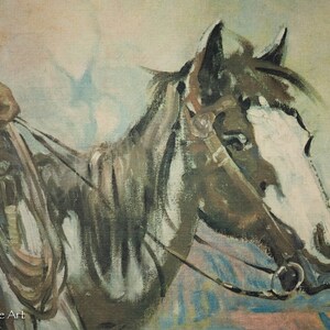 Rare Antique Colt Tex & Patches Advertising Lithograph Original, SCARCE ...