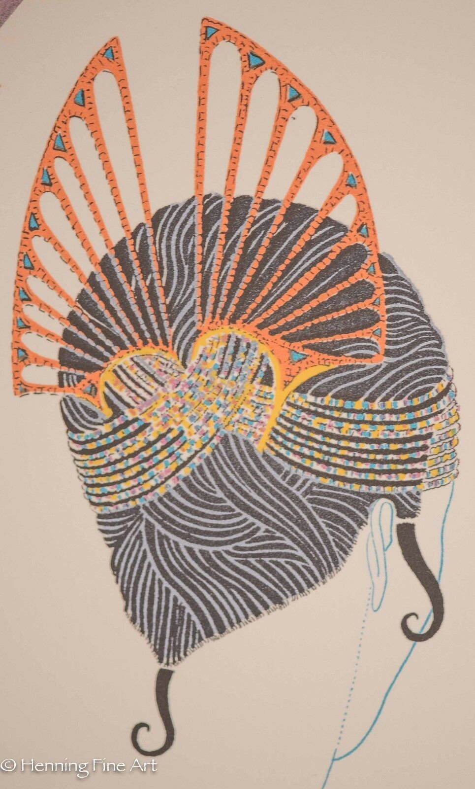 Rare Erte Signed & Numbered Print, "flapper Girl Looking Into Mirror ...