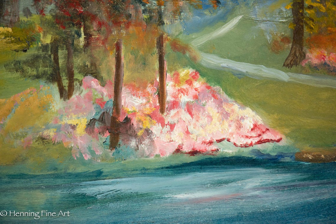 Beautiful Mid Century Oil Painting Ida Cason Callaway Memorial Chapel ...