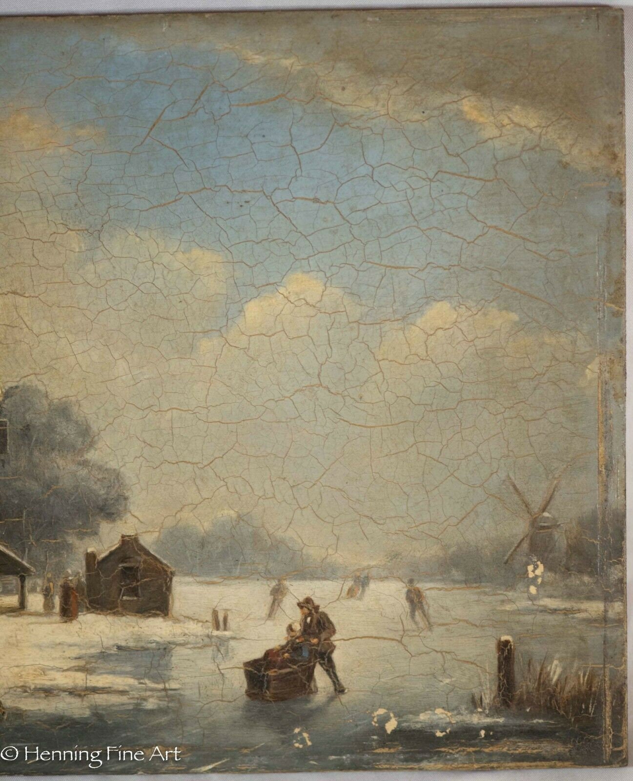 Original Leendert Springer Jr. Oil Painting on Board 1831-1894 Rare ...