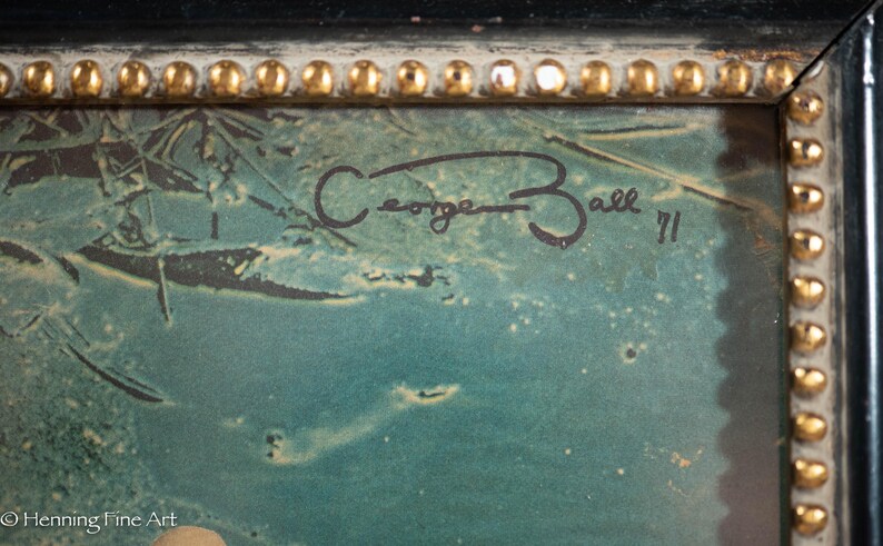 Beautiful George Ball Surrealist Collage Art Finger Bouquet Rare & Fine ...
