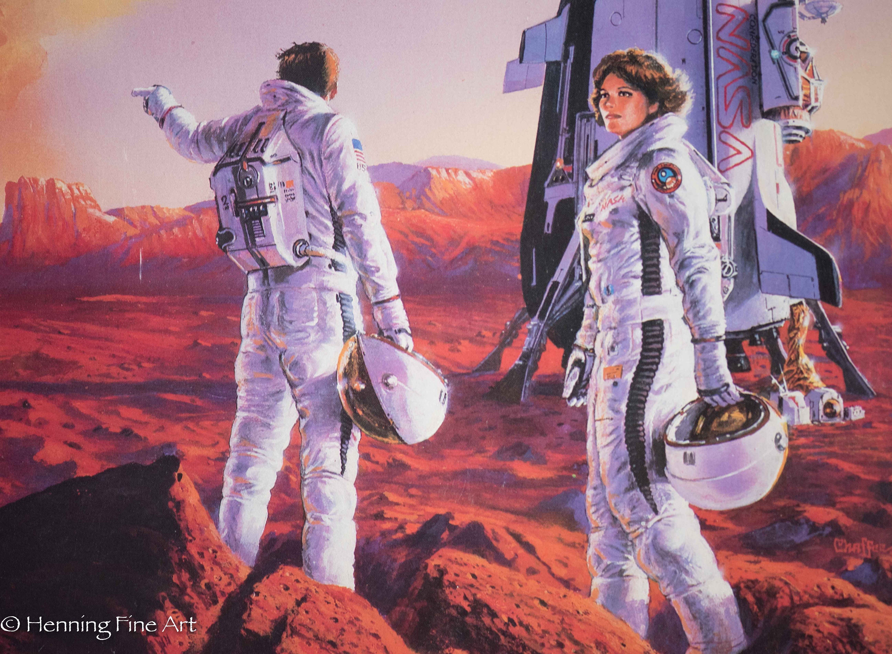 Ray Bradbury the Martian Chronicles Fantasy Illustration Book Cover ...