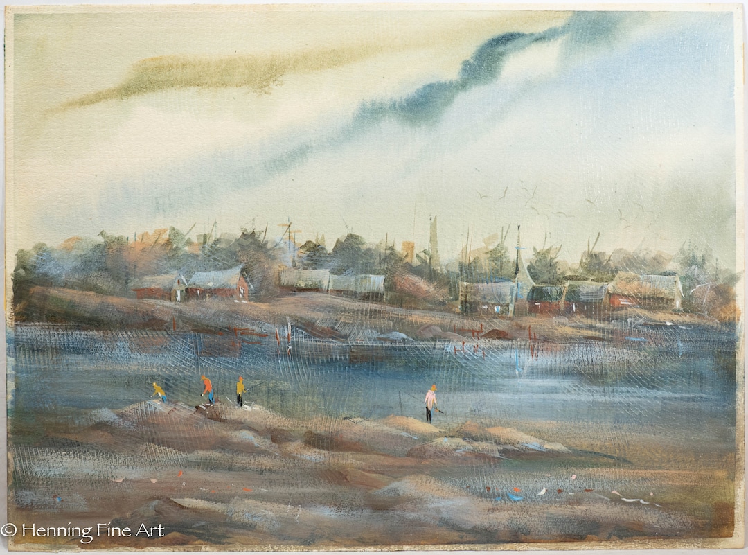 Beautiful Franklin Bates Oil Painting Vintage Ohio Artist, FINE! 5/6 - Etsy