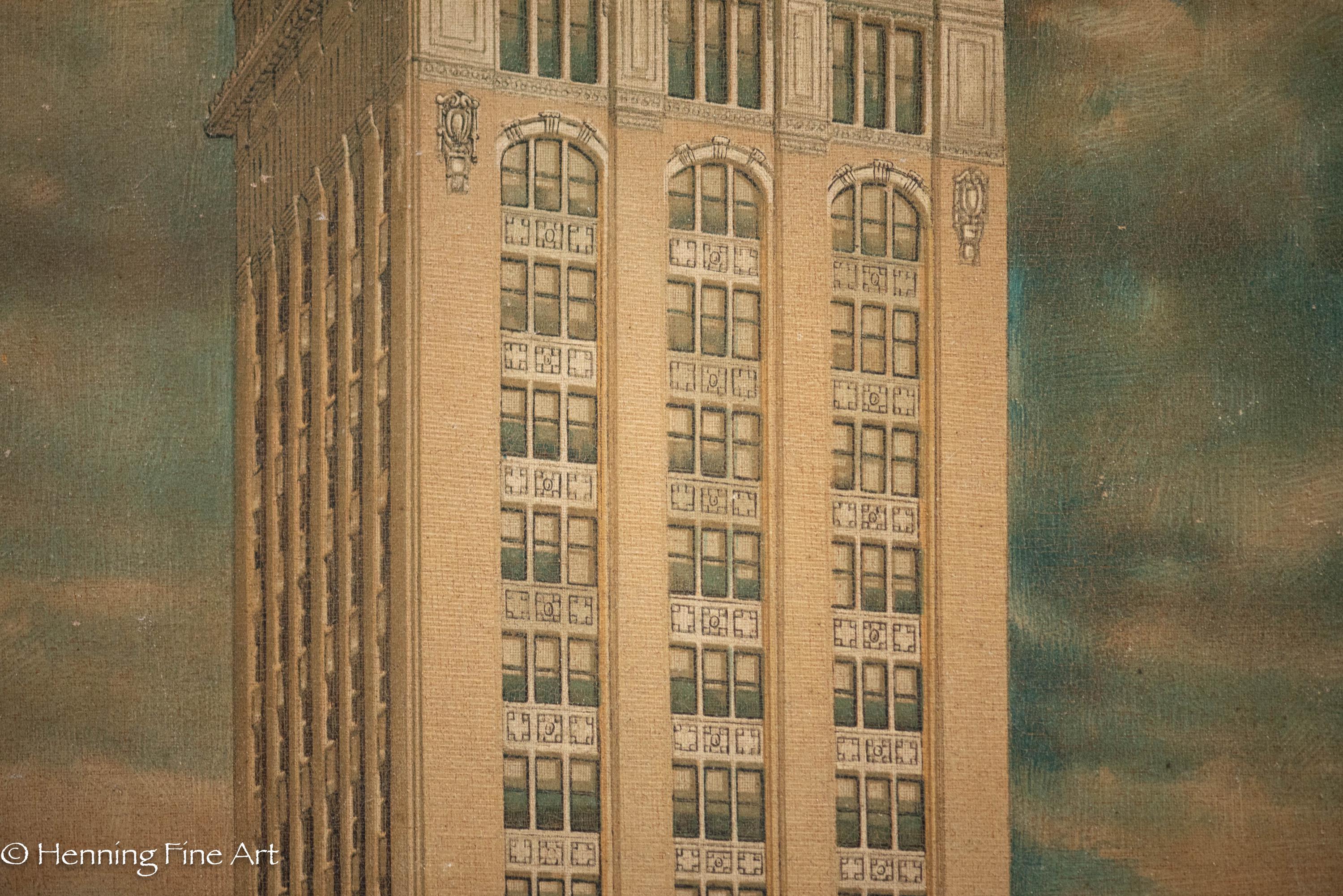 Rare Antique Lithograph Maclellan Building Chattanooga, Tennessee ...