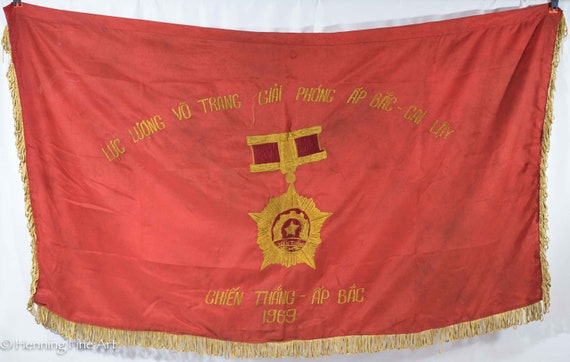 Vietnam War Battle Liberation Flag Battle of Ap Bac Red and | Etsy