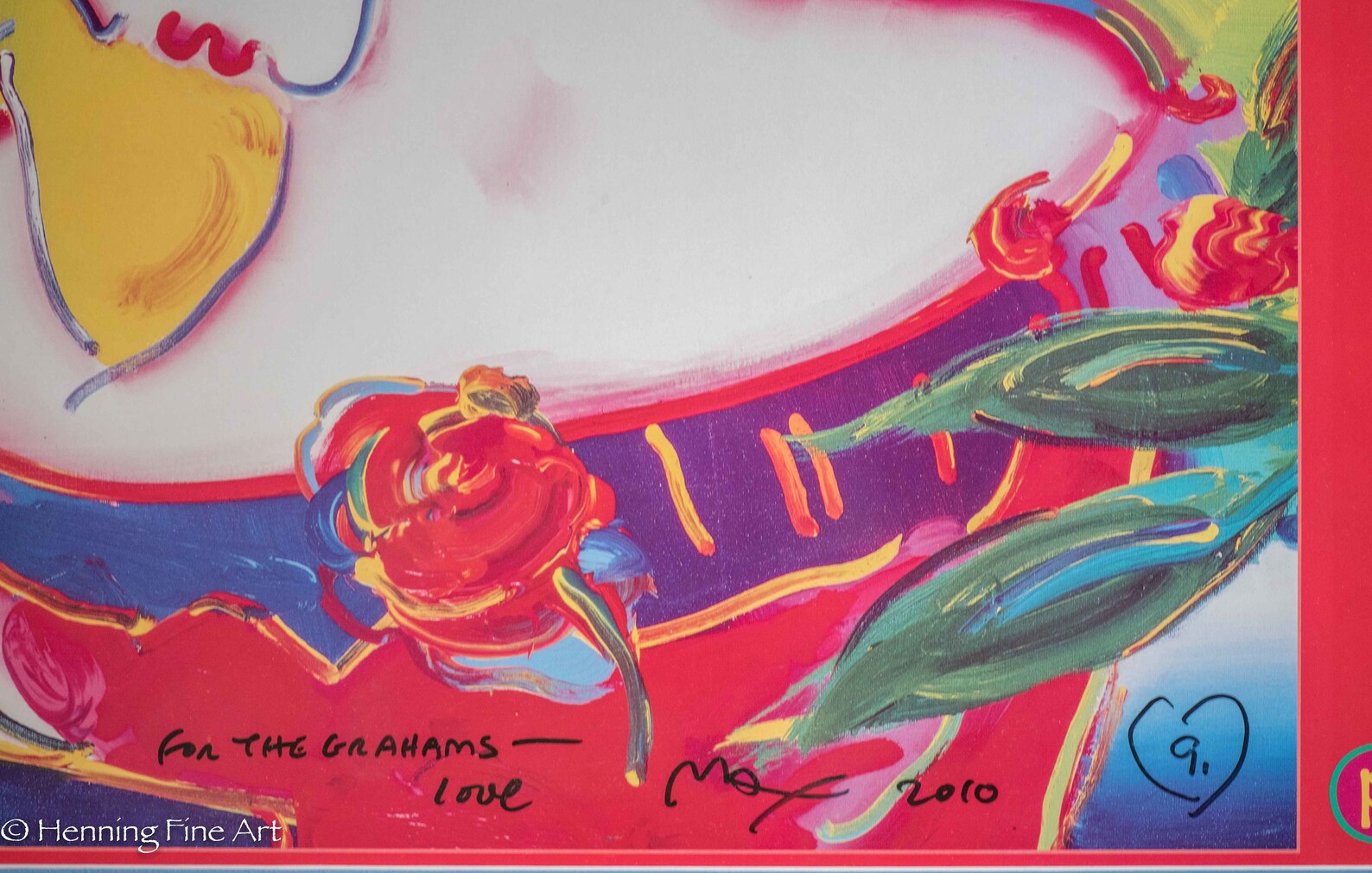Peter Max Signed Print Daydream Romance Series Female Portrait - Etsy