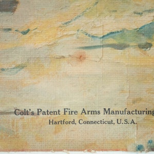 Rare Antique Colt Tex & Patches Advertising Lithograph Original, SCARCE! - Etsy