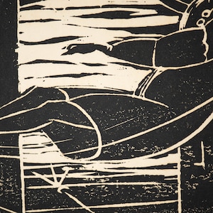 Beautiful Antique German Expressionist Woodcut From Franz Beck ...
