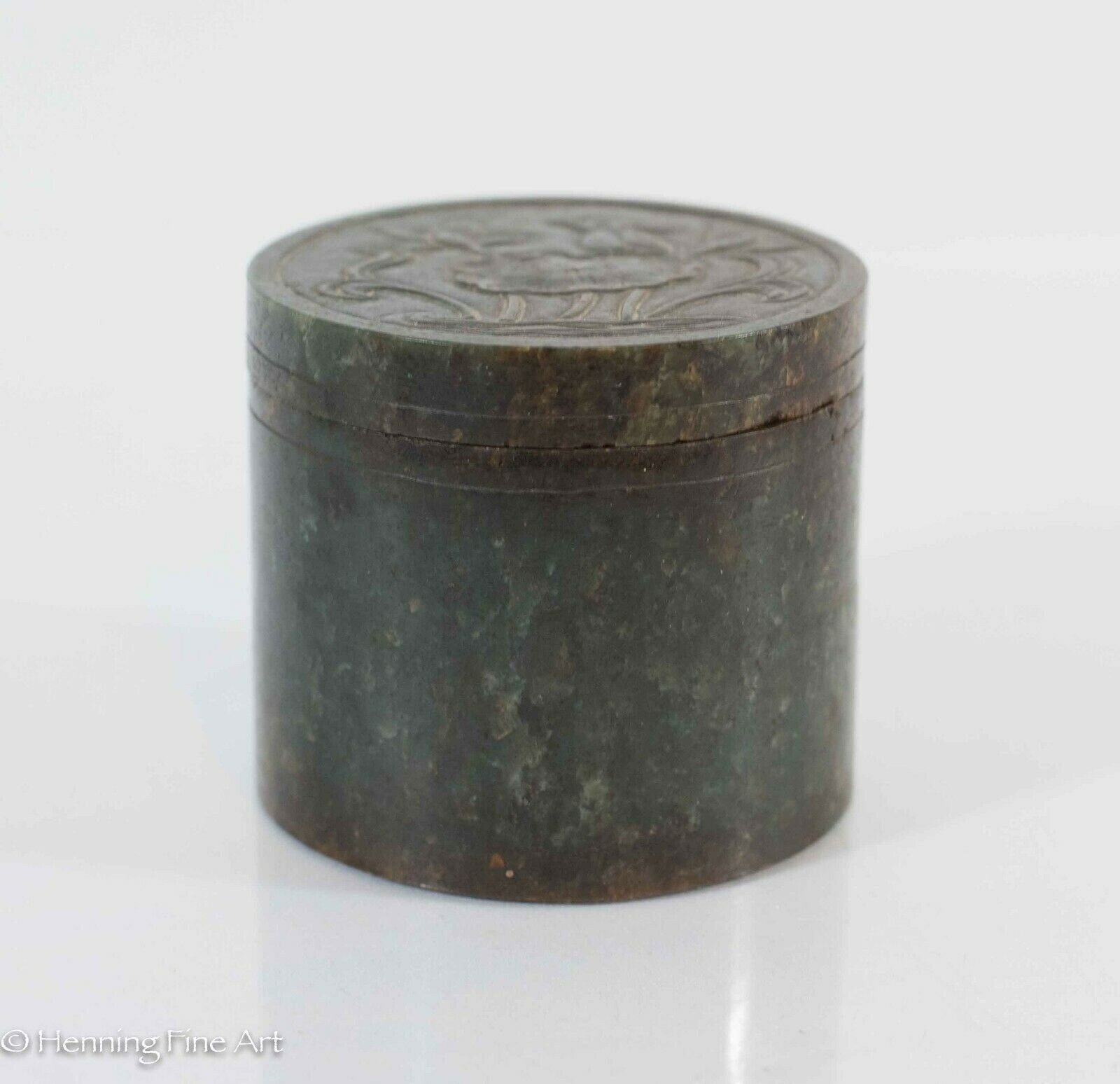 Beautiful Vintage / Antique Chinese Soapstone Lidded Container | Etsy