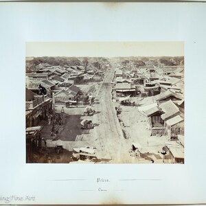 Extremely Rare Antique Albumen Photograph of Historical China, "pekin ...