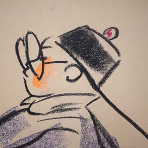 Kurt Wiese Original Illustration of Chinese Man, Signed, Framed & Fine ...