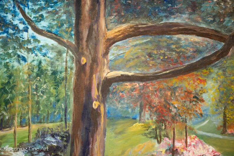 Beautiful Mid Century Oil Painting Ida Cason Callaway Memorial Chapel ...