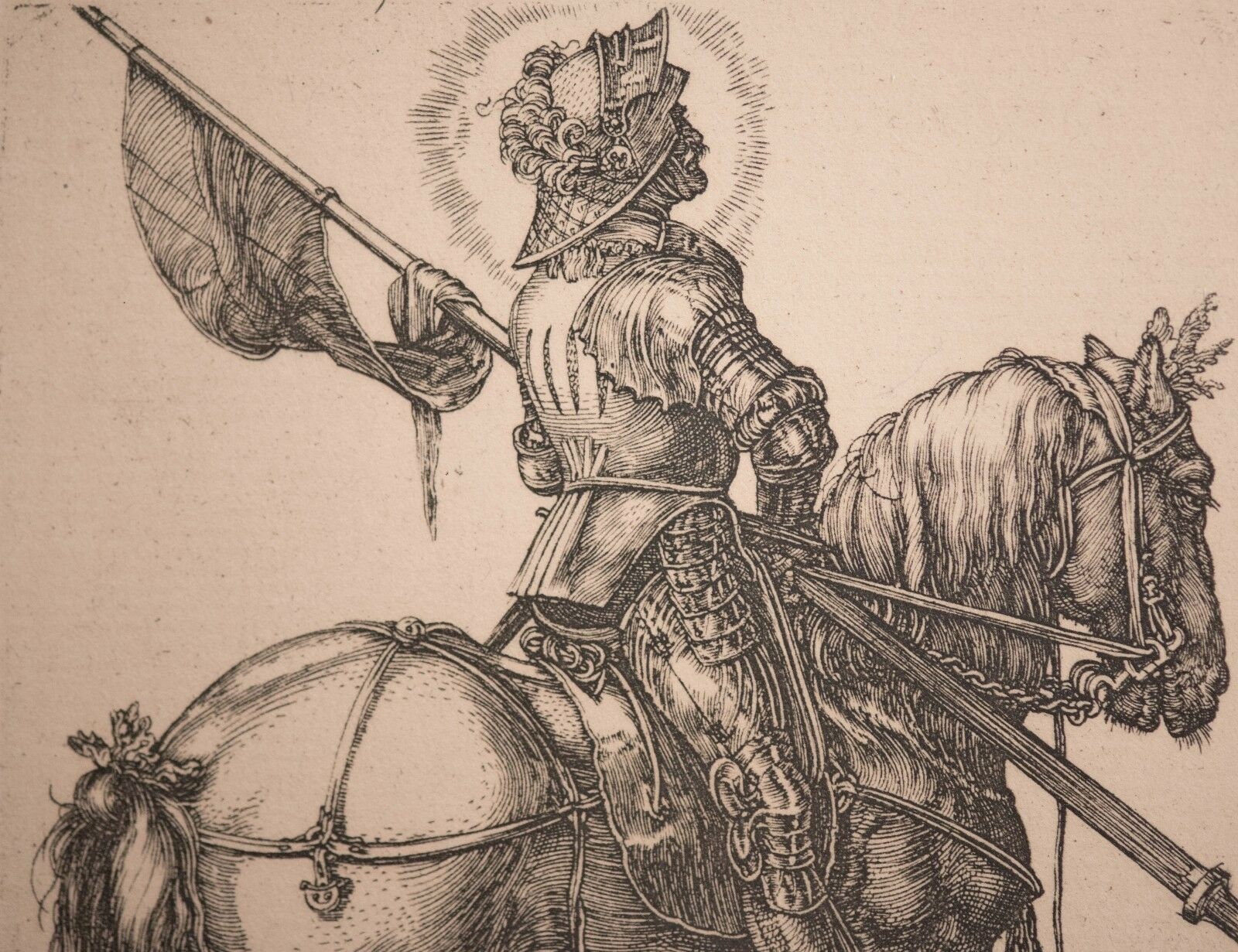 Albrecht Durer Engraving saint George on Horseback - Etsy