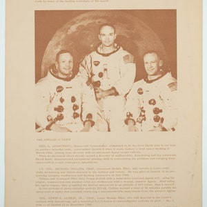 Vintage Nasa Pamphlet A Step to Divide History Apollo 11 Lunar Landing ...