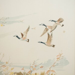 Beautiful Vintage Painting of Flying Canada Geese by Arlene Shoemaker ...