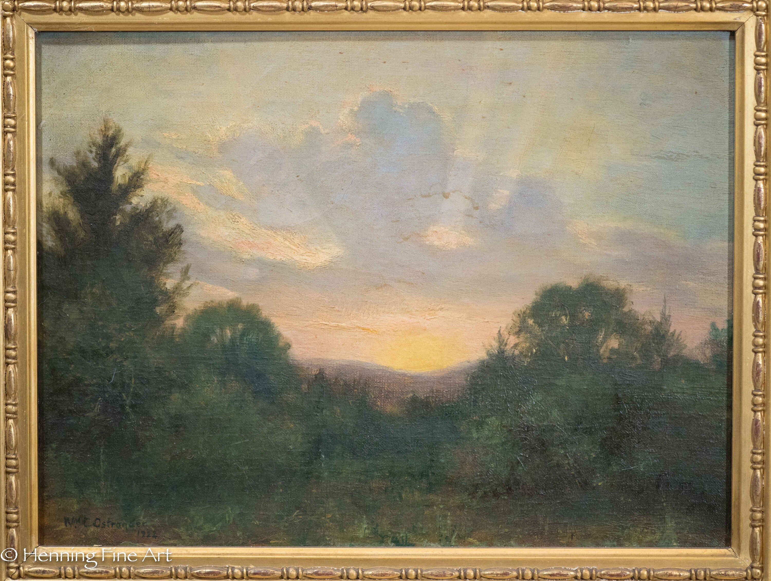 Beautiful William C. Ostrander Oil Painting California Sunrise - Etsy