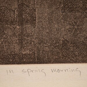 Stunning Eng Tay Etching in Spring Morning Three Women Harvesting, FINE ...