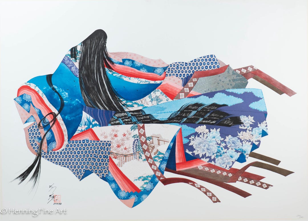 Beautiful Hisashi Otsuka Twelve Kimonos Signed Limited Ed Print of 300, FINE! - Etsy
